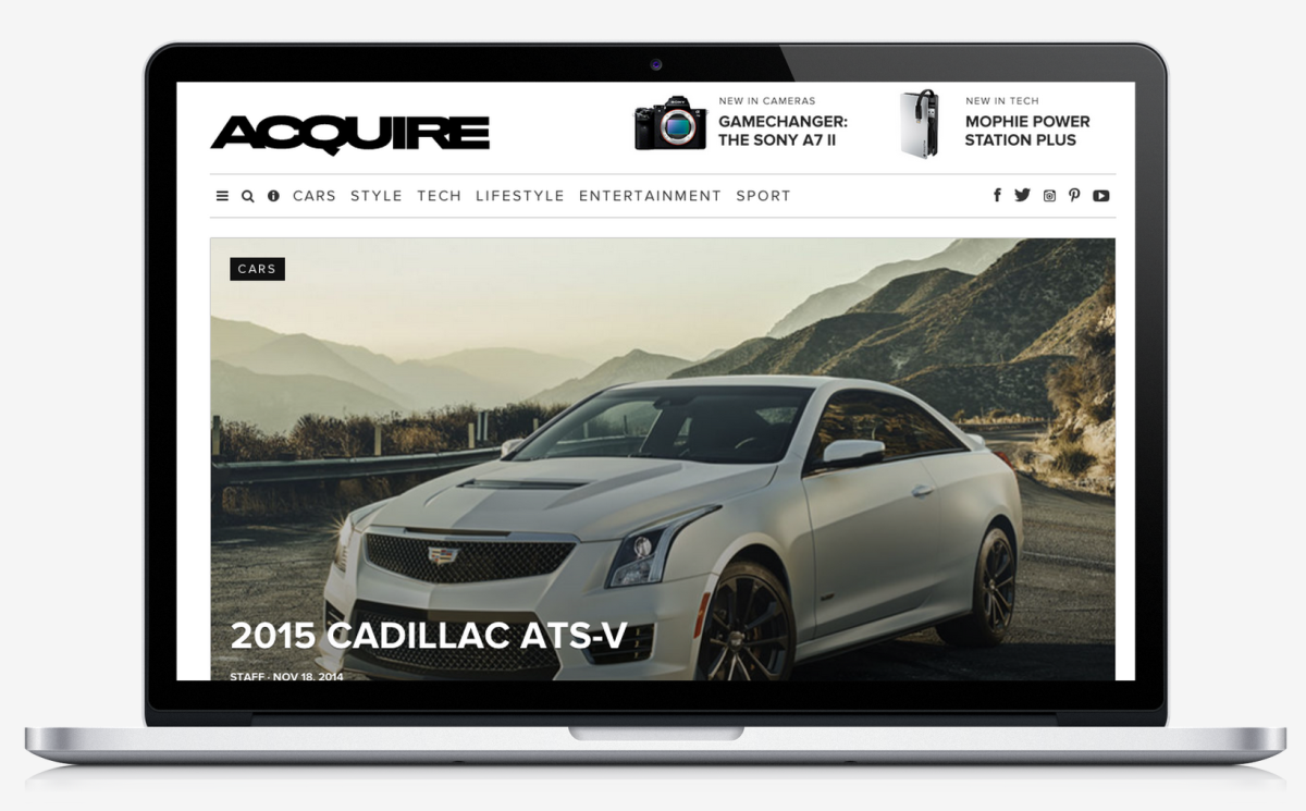 Acquire Magazine Gets a Bold New Design On Tempest - Say Daily