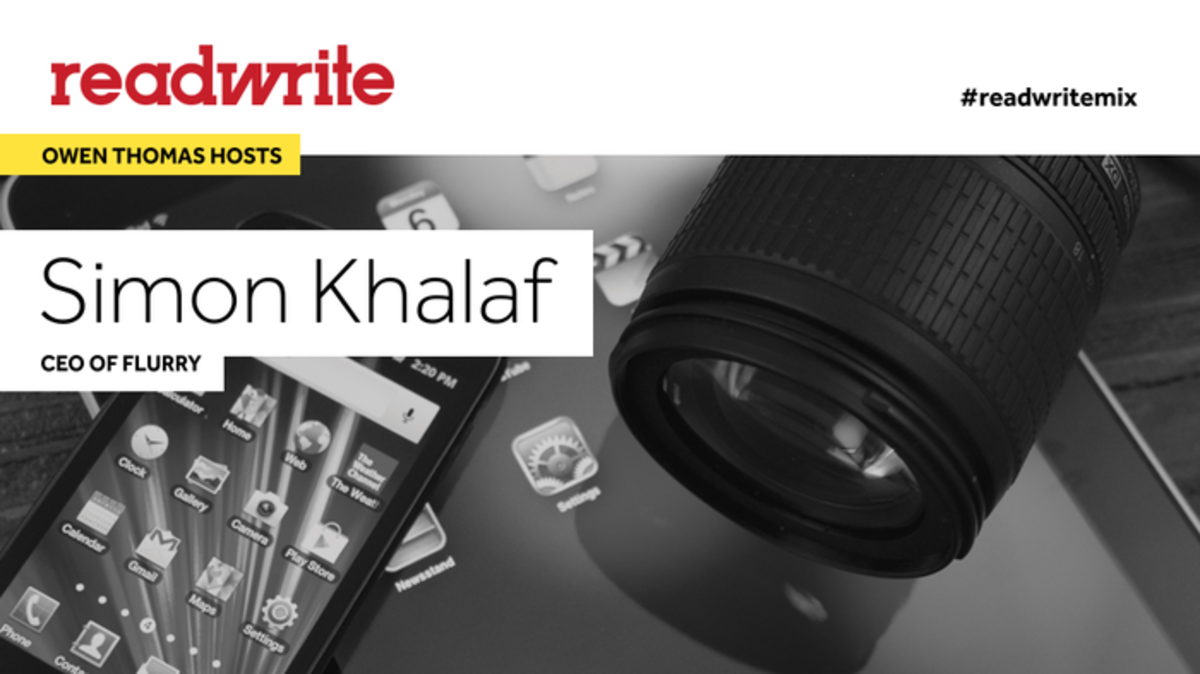 #ReadWriteMix: Owen Thomas Hosts Simon Khalaf of Flurry - Say Daily