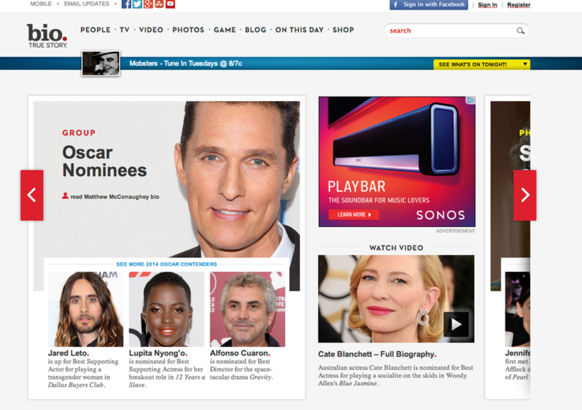 Say Media and A+E Networks Partner on Bio.com and LifetimeMoms.com ...