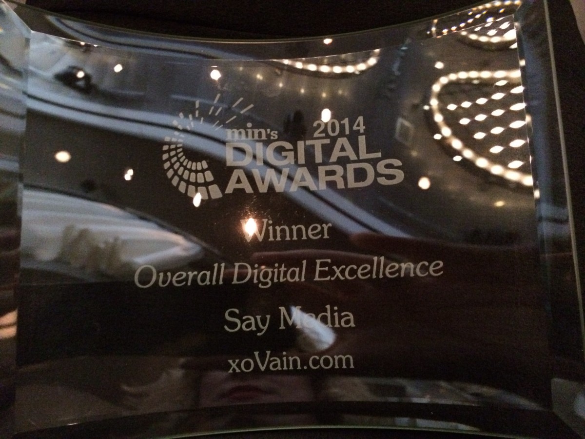 xoVain and xoJane Win MIN Best of Web & Digital Awards - Say Daily